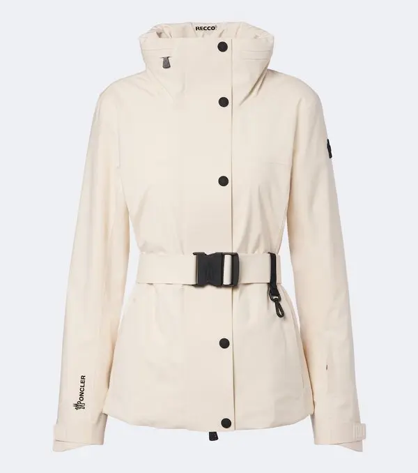 Moncler Hainets Belted Ski Jacket - Beige