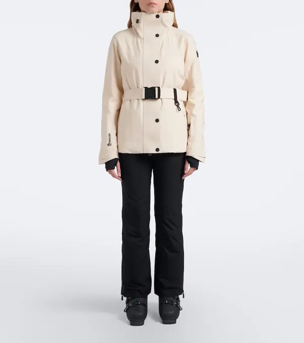 Moncler Hainets Belted Ski Jacket - Beige