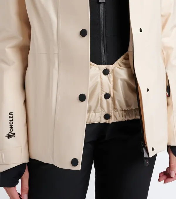 Moncler Hainets Belted Ski Jacket - Beige