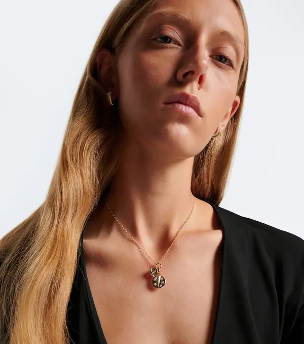 FOUNDRAE Resilience Blossoms 18kt Pendant With Diamonds