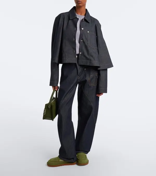 JW Anderson X Ugg Shearling-lined Suede Mules