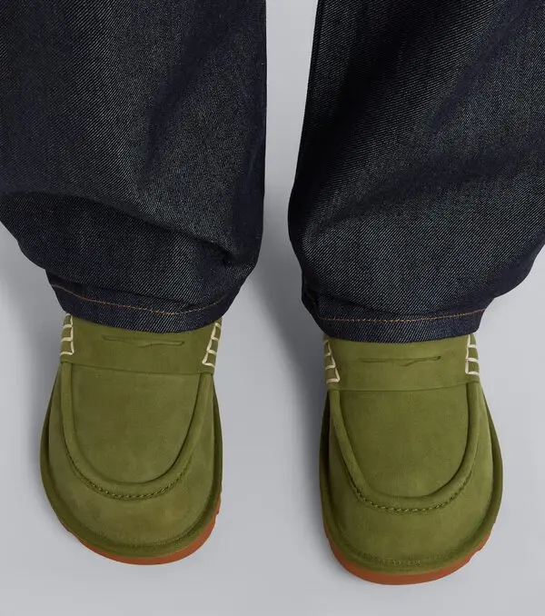 JW Anderson X Ugg Shearling-lined Suede Mules