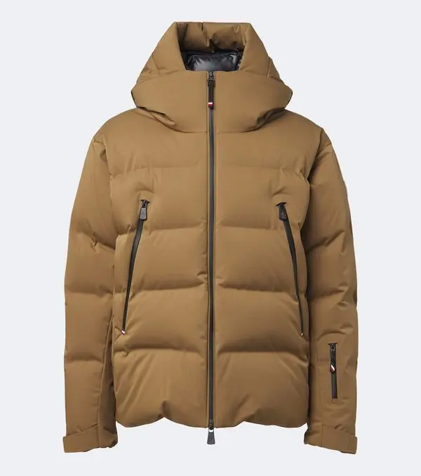Moncler Fellberg Hooded Ski Jacket - Brown