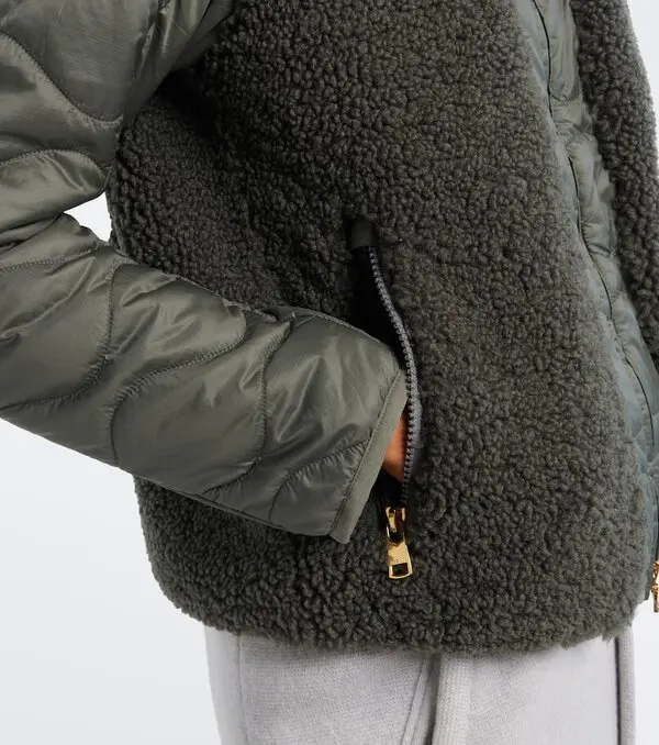 Bogner Bibi Teddy-trimmed Quilted Ski Jacket