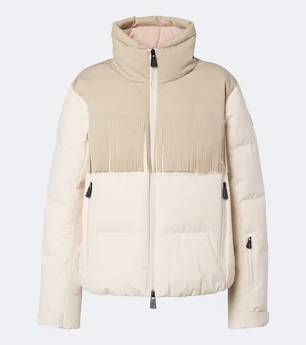 Moncler Bessin Fringed Ski Jacket