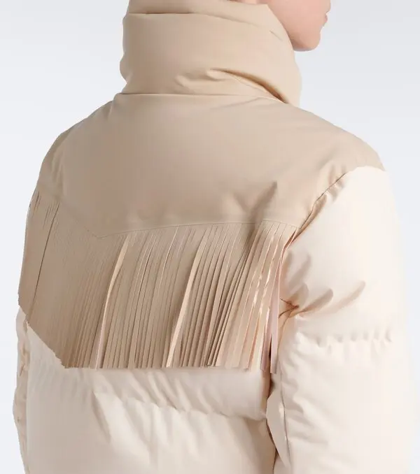 Moncler Bessin Fringed Ski Jacket