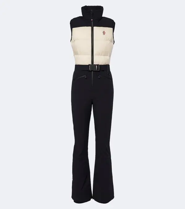 Moncler Belted Ski Suit - Black