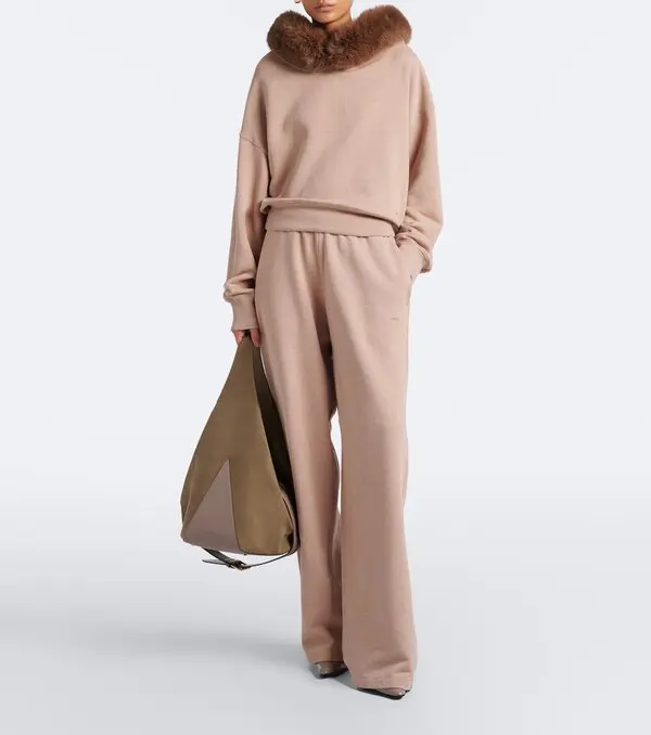 Stella McCartney Cotton Jersey Wide-leg Pants