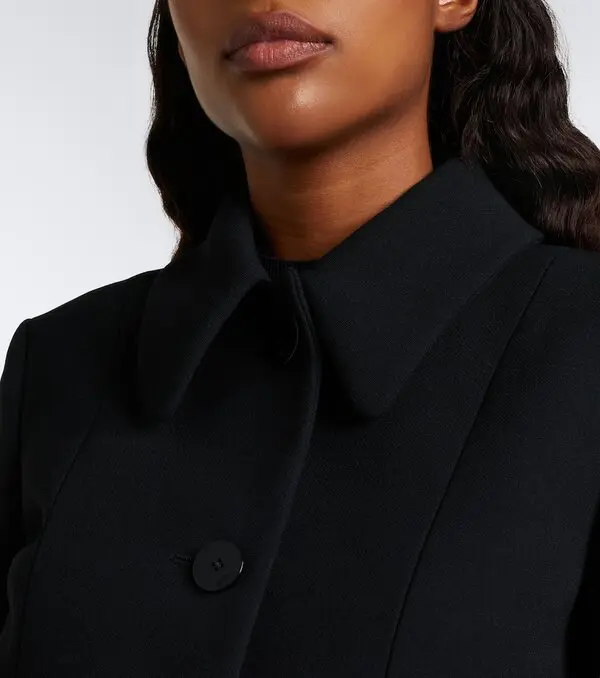 Gucci Horsebit Wool Crêpe Jacket