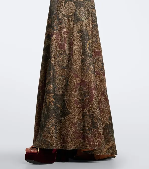 Etro Paisley Jersey Gown