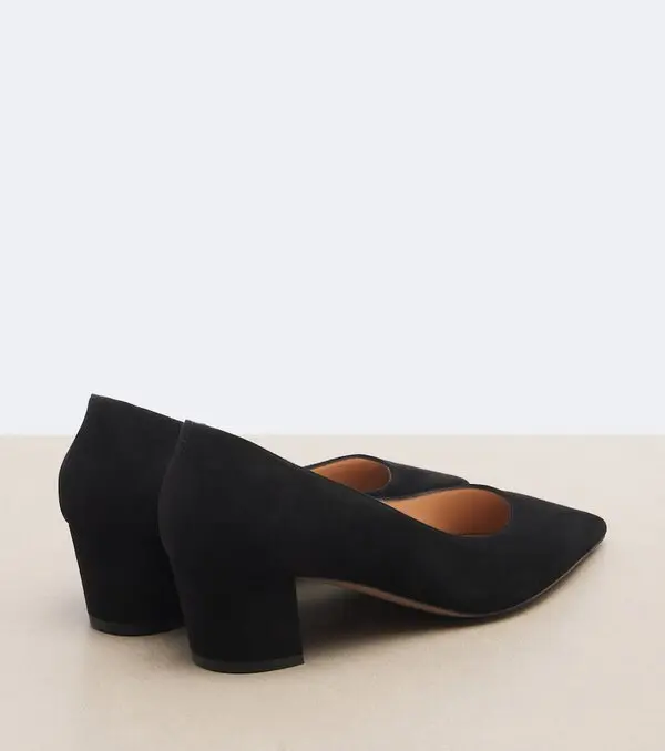 GIANVITO ROSSI Aylin Suede Pumps - Black