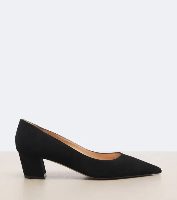 GIANVITO ROSSI Aylin Suede Pumps - Black