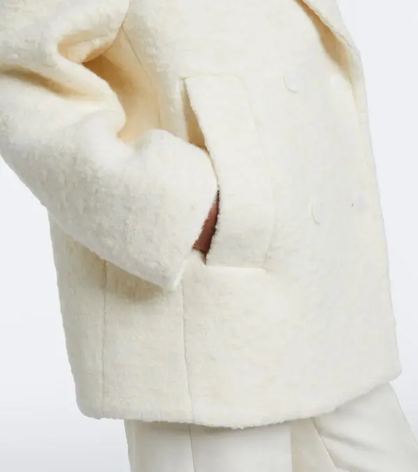 JOSEPH Eddie Wool-blend Bouclé Coat