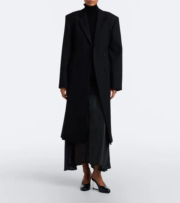 MAISON MARGIELA Leather Wedge Mules