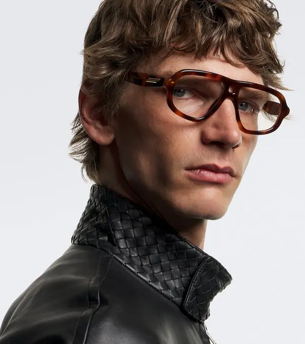 Bottega Veneta Aviator Glasses - Brown