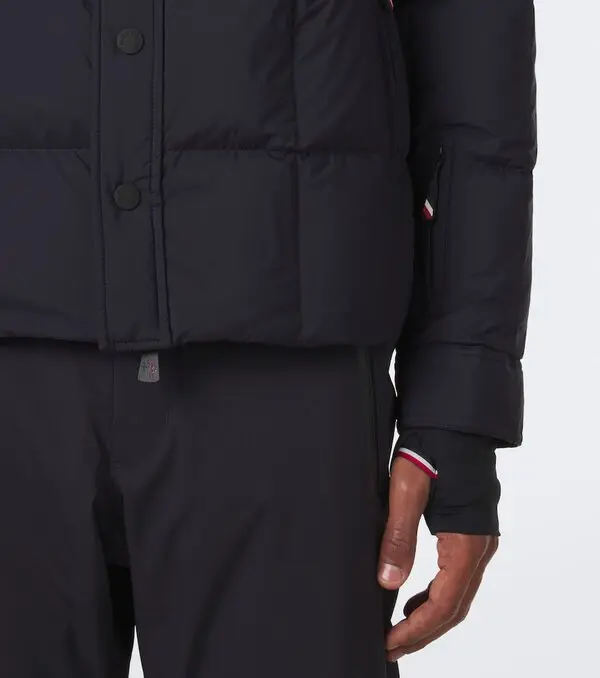 Moncler Geltech Corduroy-trimmed Ski Jacket