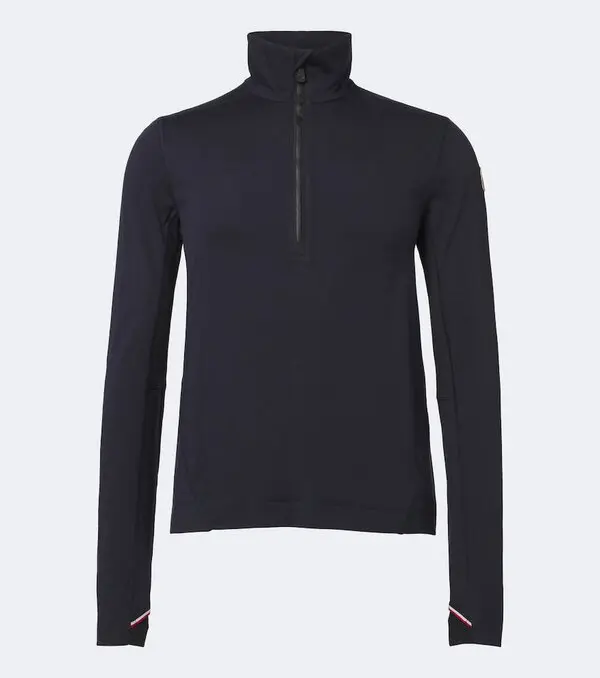Moncler Wool-blend Half-zip Ski Sweater