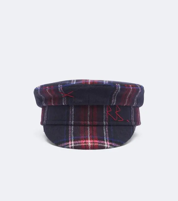 Ruslan Baginskiy Plaid Newsboy Cap - Multicoloured
