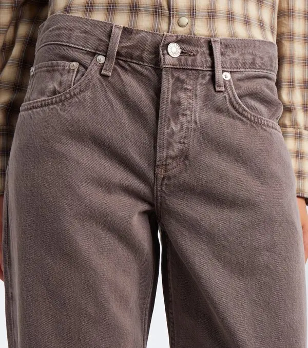 AGOLDE Low-rise Straight Jeans
