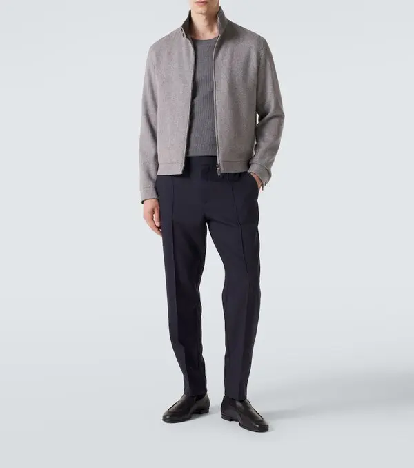 Zegna Wool And Cashmere Jacket
