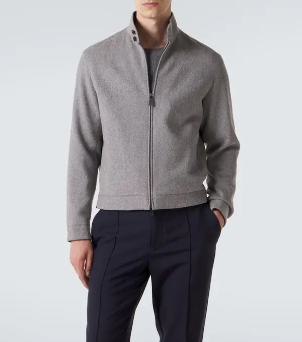 Zegna Wool And Cashmere Jacket