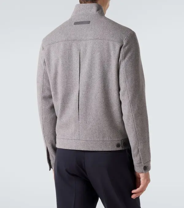 Zegna Wool And Cashmere Jacket