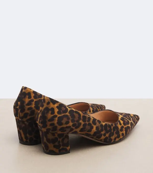 GIANVITO ROSSI Aylin Leopard-print Suede Pumps