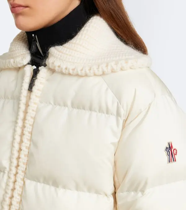 Moncler Wool-trimmed Down Ski Jacket