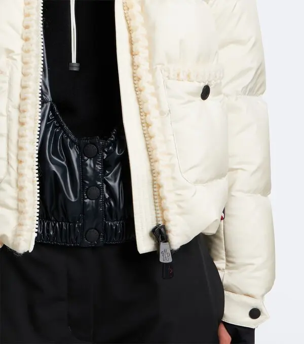 Moncler Wool-trimmed Down Ski Jacket