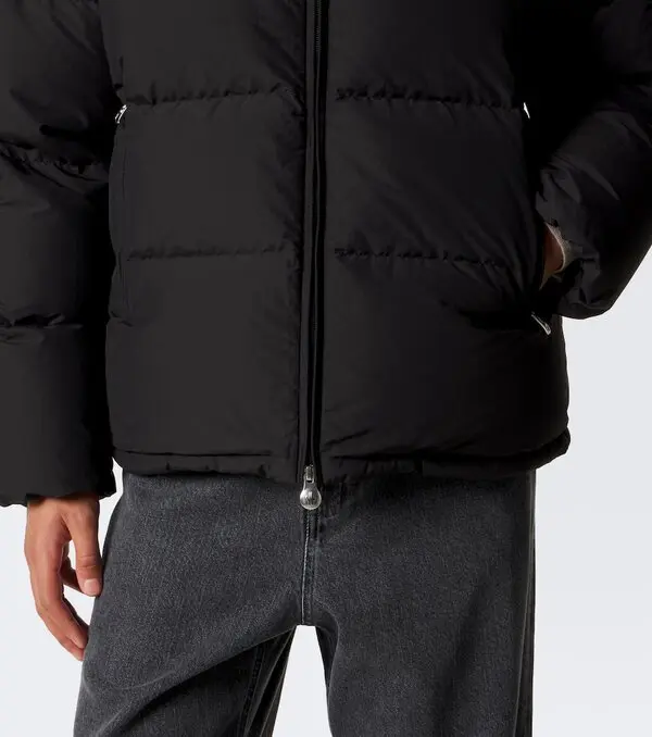 Moncler Himalaya Hooded Cotton-blend Down Jacket