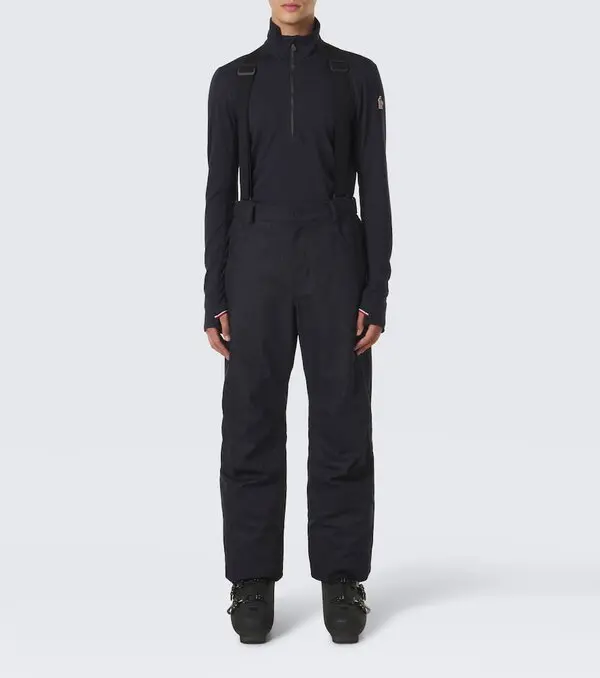 Moncler Virgin Wool Ski Salopettes