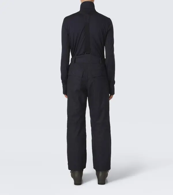 Moncler Virgin Wool Ski Salopettes