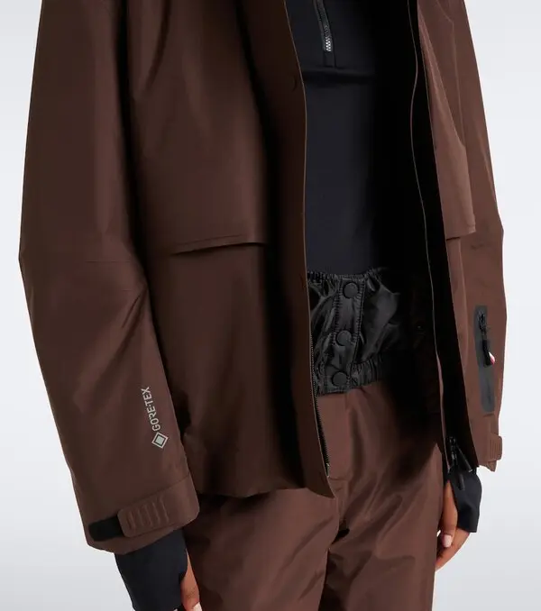 Moncler Shearling-trimmed Down Ski Jacket