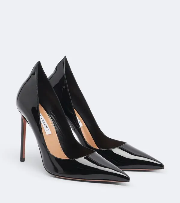 AQUAZZURA Linea Patent Leather Pumps