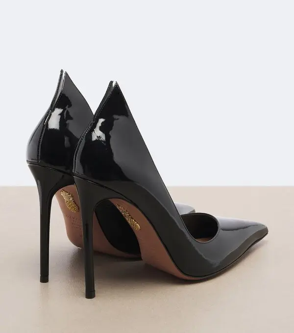 AQUAZZURA Linea Patent Leather Pumps