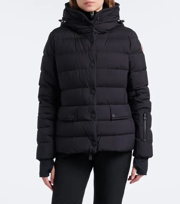 Moncler Armoniques Shearling-trimmed Ski Jacket - Black