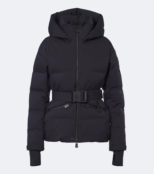 Moncler Tolima Belted Down Ski Jacket - Black