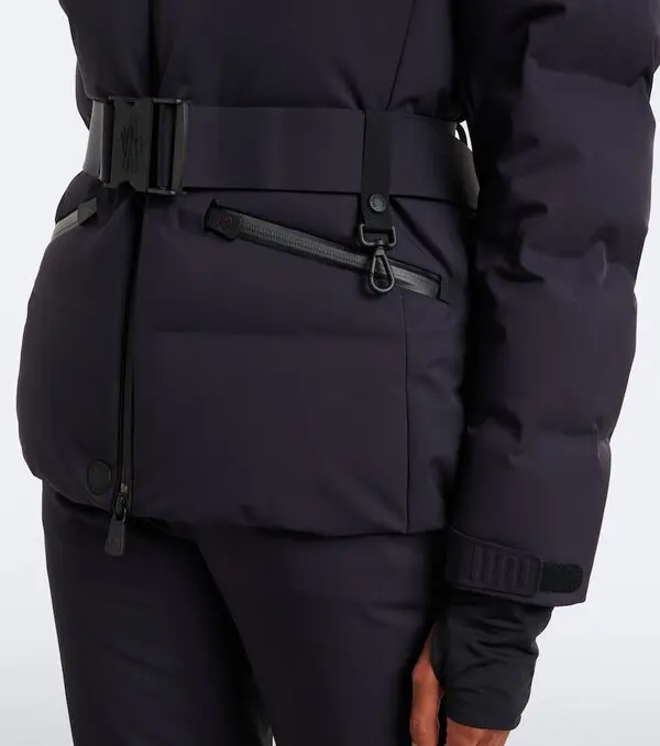 Moncler Tolima Belted Down Ski Jacket - Black