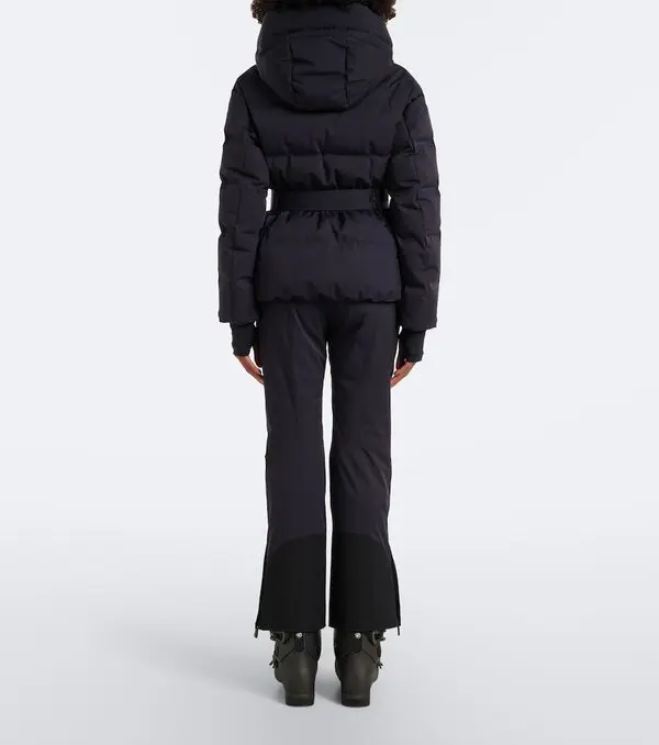 Moncler Tolima Belted Down Ski Jacket - Black