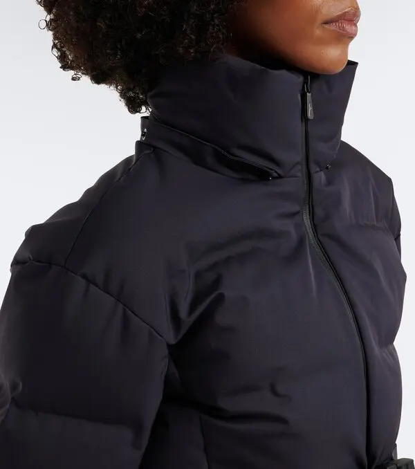 Moncler Tolima Belted Down Ski Jacket - Black