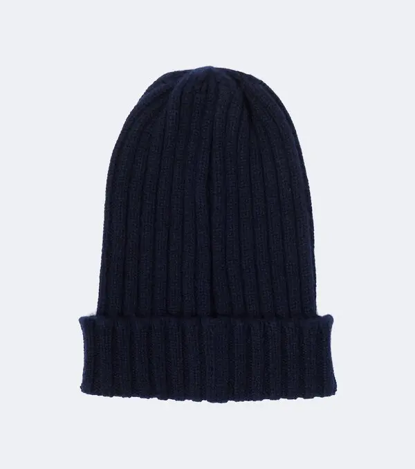 Thom Sweeney Ribbed-knit Cashmere Beanie