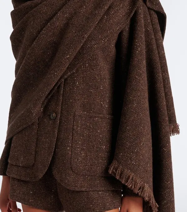 Ralph Lauren Alira Wool And Cashmere-blend Tweed Jacket