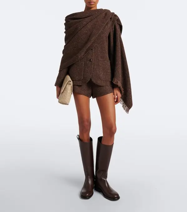 Ralph Lauren Alira Wool And Cashmere-blend Tweed Jacket