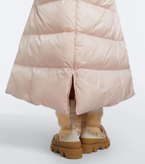 Moncler Down-paneled Midi Skirt