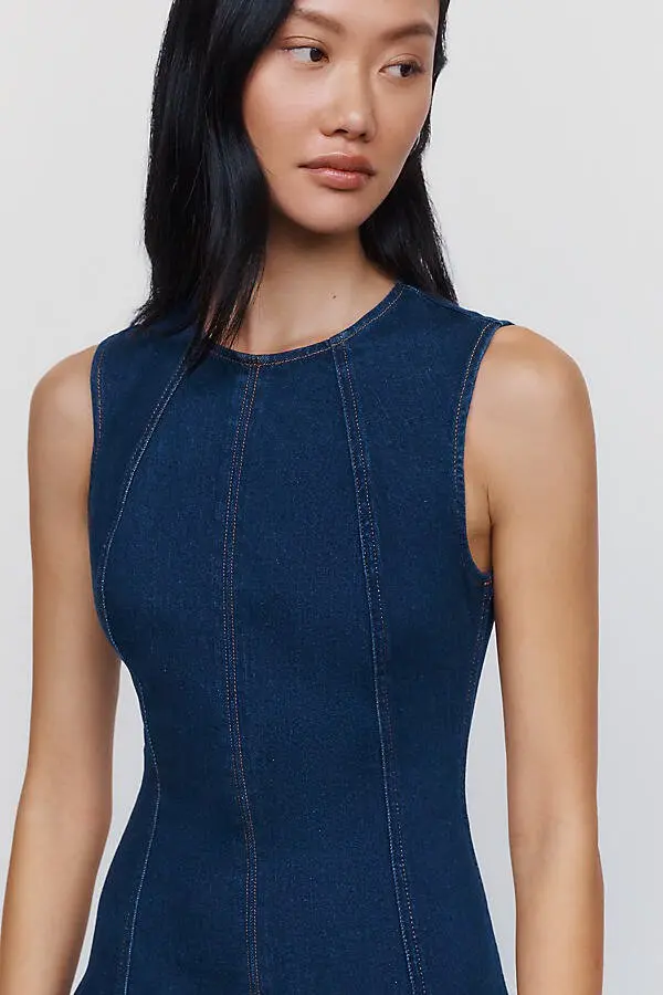 REFORMATION Cecilia Denim Maxi Dress