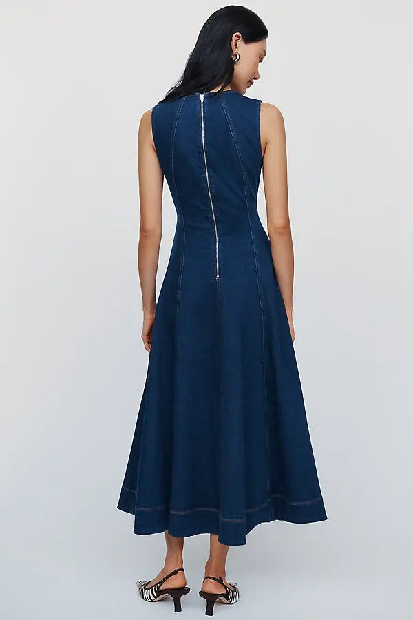 REFORMATION Cecilia Denim Maxi Dress
