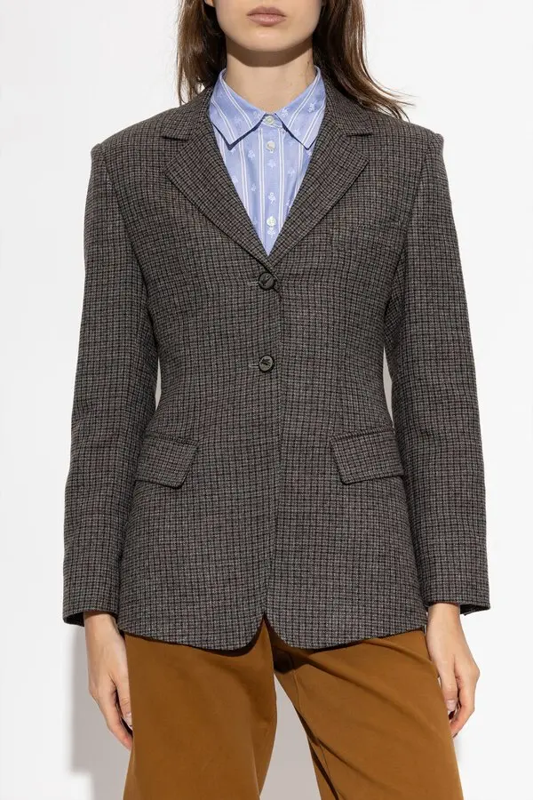 Etro Wool Blazer With Notched Lapels