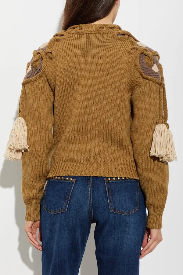 Etro Decorative Knit Wool Sweater