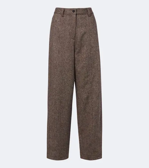 Moncler Wool Wide-leg Pants