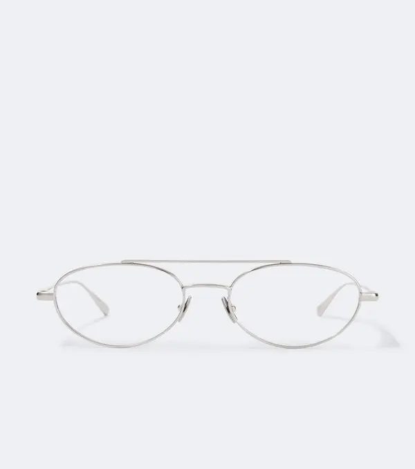 Saint Laurent Sl 951 Oval Glasses - Silver